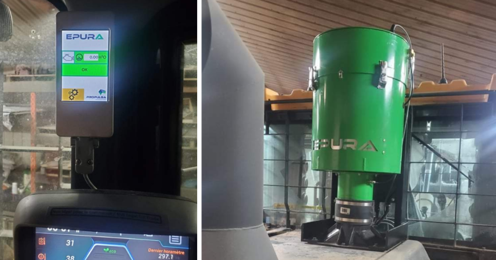 Epura system on a Hyundai loader | Propulsa Innovations